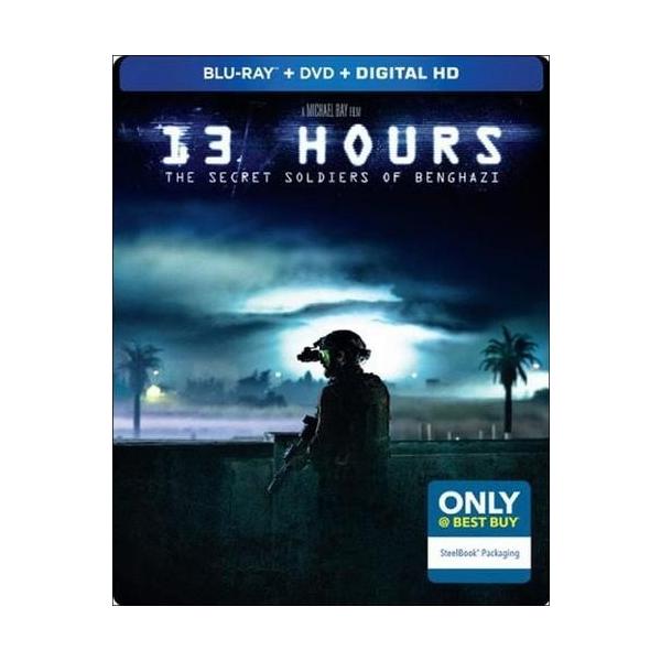 (中古品)13 Hours: The Secret Soldiers of Benghazi Steelbook with Bonus Content (Blu-Ray + DVD + Digital HD) Import【メーカー名】Pa...