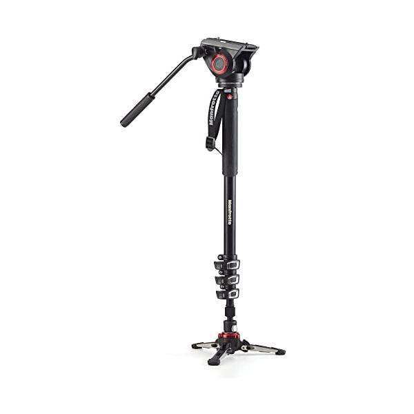 (中古品)Manfrotto 一脚 XPROフルードビデオ一脚 フルード雲台MVH500AH相当品付属 アルミニウム MVMXPRO500【メーカー名】ヴァイテックイメージング【メーカー型番】MVMXPRO500【ブランド名】マンフロット(...