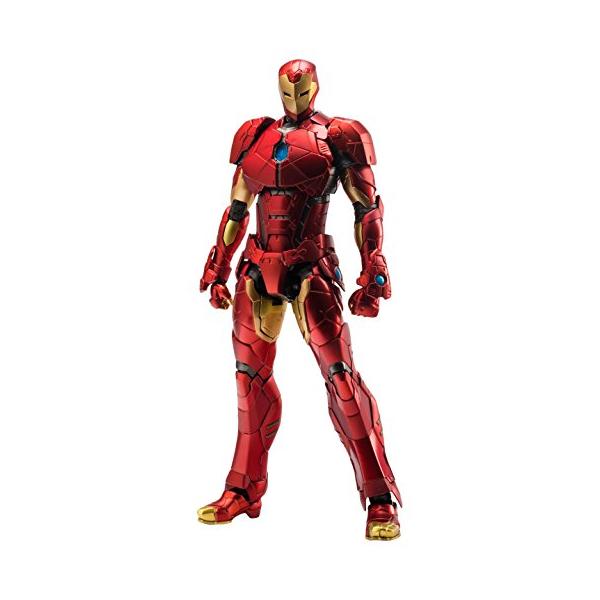(中古品)RE:EDIT IRON MAN #08 Shape Changing Armor ノンスケールPVC&amp;ABS&amp;ダイキャスト製塗装済み可動フィギュア【メーカー名】千値練【メーカー型番】【ブランド名】千値練(Sent...