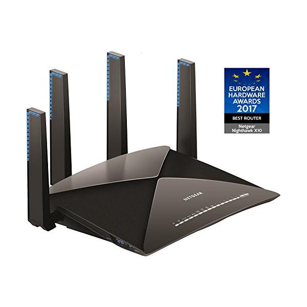 (中古品)NETGEAR WiFiルーター 11ad AD7200 Nighthawkシリーズ 速度 AD4600M/AC1733M + 800 Mbps R9000【メーカー名】ネットギア【メーカー型番】R9000-100JPS【ブランド...