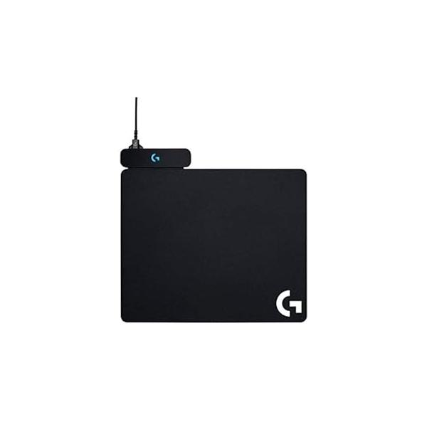 (中古品)Logicool G ゲーミングマウスパッド G-PMP-001 POWERPLAY ワイヤレス 充電 対応 ハード &amp; クロス 2種類同梱 対応マウス : PRO X SUPERLIGHT 2 / PRO X SUPER...