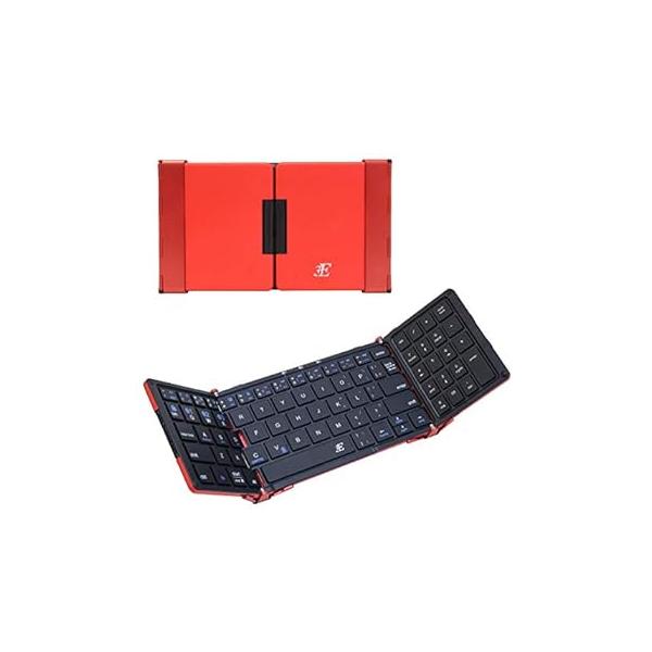 (中古品)スリーイー 浅沼商会 3E-BKY7-BR 3E Bluetooth Keyboard 【TENPLUS】 3つ折りタイプ ブラック×レッド ケース付属【メーカー名】【メーカー型番】【ブランド名】スリーイー【商品説明】スリーイー ...