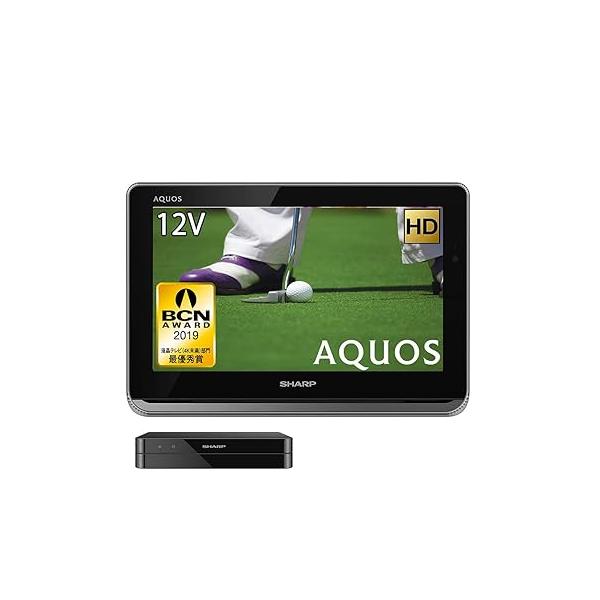 (中古品)シャープ 12V型 液晶 テレビ AQUOS 2T-C12AP-B ハイビジョン 防水&amp;ワイヤレス設計 ブラック 2018年モデル【メーカー名】シャープ(SHARP)【メーカー型番】2T-C12AP-B【ブランド名】シャー...