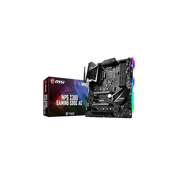 (中古品)MSI MPG Z390 Gaming Edge AC LGA1151 (Intel 第8世代と第9世代) M.2 USB 3.1 Gen 2 DDR4 HDMI DP Wi-Fi SLI CFX ATX Z390 ゲーミングマザ...