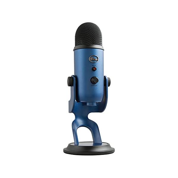 (中古品)Logicool G Blue Yeti BM400MB USB ゲーミングマイク コンデンサーマイク Mac PS4 PS5 PC ミッドナイトブルー ゲーミング 実況 配信 マイク ストリーミング ブルー 青 国内正規品【メー...