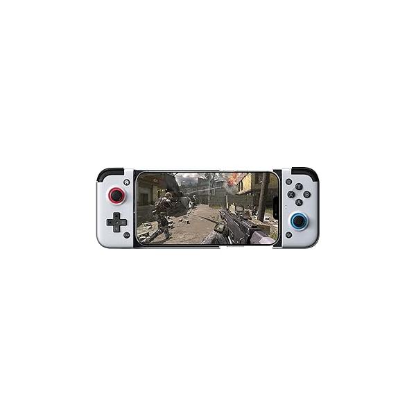 (中古品)GameSir X2 Lightningモバイルゲームコントローラー、iPhone iOS用電話コントローラー、ワイヤレスモバイルゲームコントローラーグリップサポートXbox Game Pass、Stadia、Vortexなど【メ...