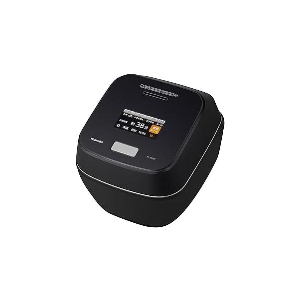 (中古品)東芝 炊飯器 5.5合 真空圧力IH ジャー炊飯器 日本製 銘柄炊き分け 玄米コース付 大火力 RC-10ZWT(K) グランブラック ファミリー 二人暮らし 入学・入園 新社会人【メーカー名】東芝(TOSHIBA)【メーカー型番...
