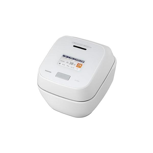 (中古品)東芝 炊飯器 5.5合 真空圧力IH ジャー炊飯器 日本製 銘柄炊き分け 玄米コース付 大火力 RC-10ZWT(W) グランホワイト ファミリー 二人暮らし 入学・入園 新社会人【メーカー名】東芝(TOSHIBA)【メーカー型番...