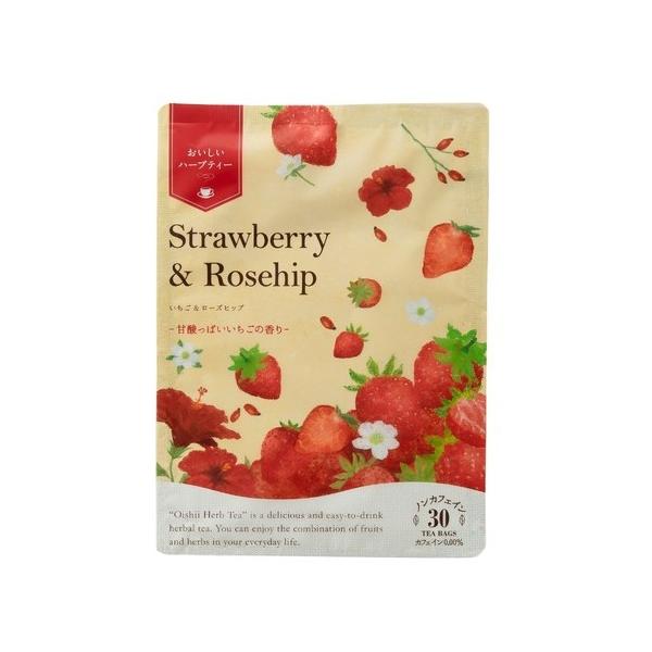 ローズヒップとハイビスカス配合。いちごの香りのハーブティー。ハーブ本来の風味と特徴をそのままに、フルーツやフレーバーを加え、飲みやすく、おいしさを追求したハーブティーです。ローズヒップとハイビスカス配合の、いちごの香りのハーブティー。ふわり...