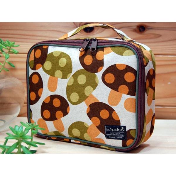 Ehako(エハコ) おむつポーチ ブラウンキノコ Pナチュラルリビングはあすつくに対応しています。●翌日お届け　平日15時・日祝14時までのご注文は翌日お届け　(対象地域：甲信越 北陸 関東 東海 関西 中国 四国 九州)●土日祝も当日発...