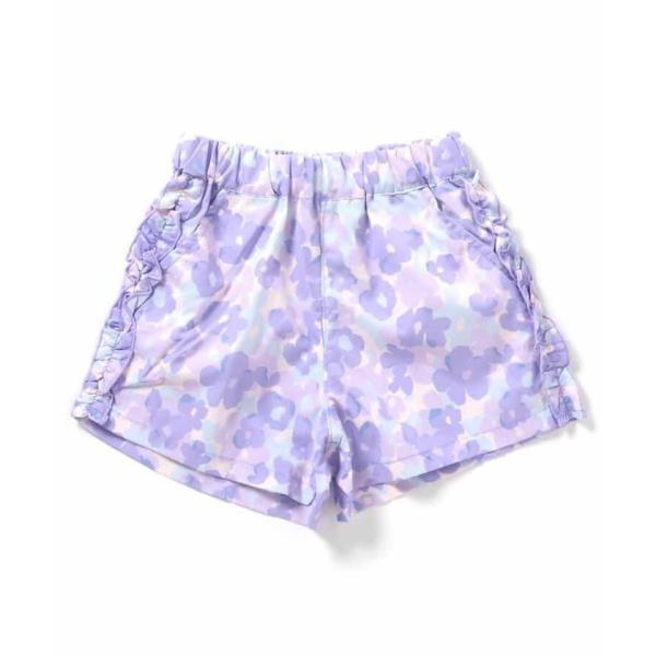 Seraph(セラフ)のパンツ「フリルいっぱい水陸両用パンツ」は、シンプルなテキスタイルと優しい色使いでナチュラルテイストのおしゃれにおすすめです！【お取り扱いのご注意】○すべり台や岩場、コンクリート等の強い摩擦により生地を傷めることがあり...