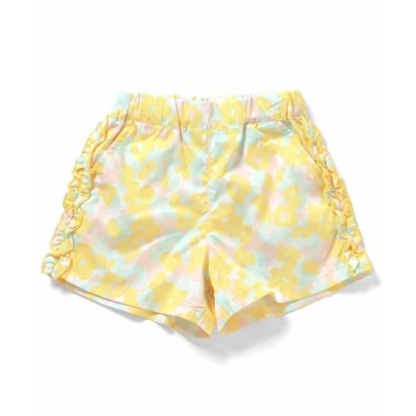 Seraph(セラフ)のパンツ「フリルいっぱい水陸両用パンツ」は、シンプルなテキスタイルと優しい色使いでナチュラルテイストのおしゃれにおすすめです！【お取り扱いのご注意】○すべり台や岩場、コンクリート等の強い摩擦により生地を傷めることがあり...