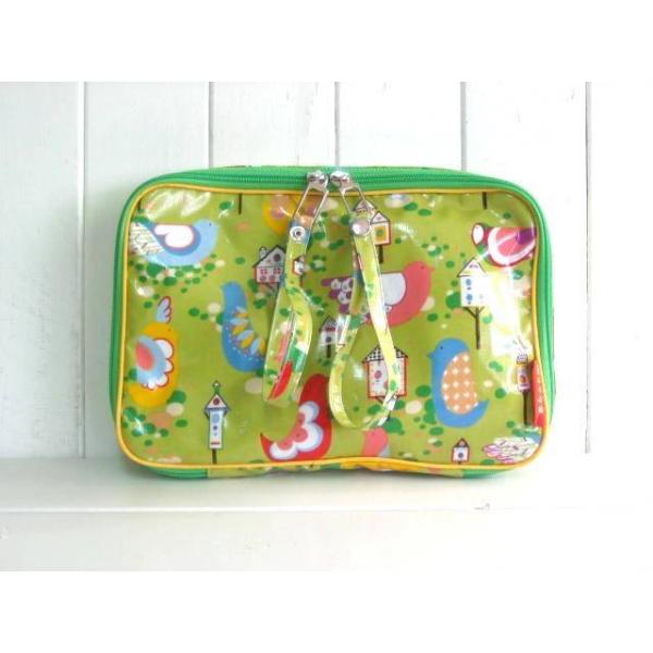 Ehako(エハコ) おむつポーチ トリグリーン薄型(ビニールコーティング)ナチュラルリビングはあすつくに対応しています。●翌日お届け　平日15時・日祝14時までのご注文は翌日お届け　(対象地域：甲信越 北陸 関東 東海 関西 中国 四国 ...