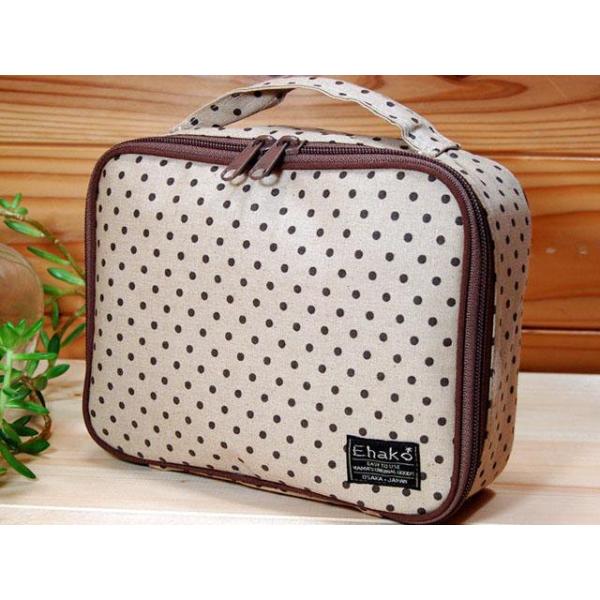 Ehako(エハコ) おむつポーチ ベージュドット Pナチュラルリビングはあすつくに対応しています。●翌日お届け　平日15時・日祝14時までのご注文は翌日お届け　(対象地域：甲信越 北陸 関東 東海 関西 中国 四国 九州)●土日祝も当日発...