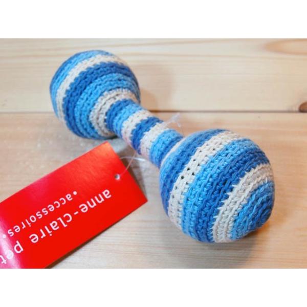 １点1点心をこめてお作りしています。中に鈴がコロコロと優しいかわいい音がします。 赤ちゃんが握りやすい大きさです。メーカー　アンクレール・プチ（anne-claire petit）メーカー国　オランダ素材　表地：オーガニックコットン１００％...