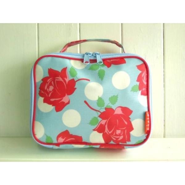 Ehako(エハコ) おむつポーチ フラワードットブルー(ビニールコーティング) Pナチュラルリビングはあすつくに対応しています。●翌日お届け　平日15時・日祝14時までのご注文は翌日お届け　(対象地域：甲信越 北陸 関東 東海 関西 中国...