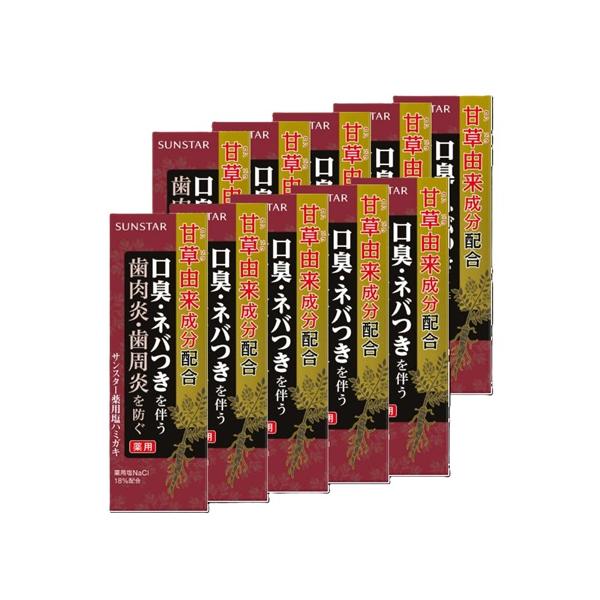 甘草由来成分配合。4種の薬用成分で口臭・ネバつきを伴う、歯肉炎・歯周炎を防ぎます。◎血行促進作用◎ひきしめ作用◎殺菌作用◎抗炎症作用
