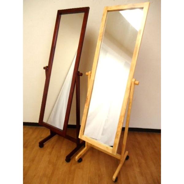 ・キャスター付きなのでお部屋のなかをラクラク移動！・天然木を使用したフレームはお部屋にすっきり 上品になじみます。・自分に合った角度にミラーを調節できるので、とっても便利。【サイズ】 ・全体：幅48cm 奥行40cm 高さ150cm　　　　...