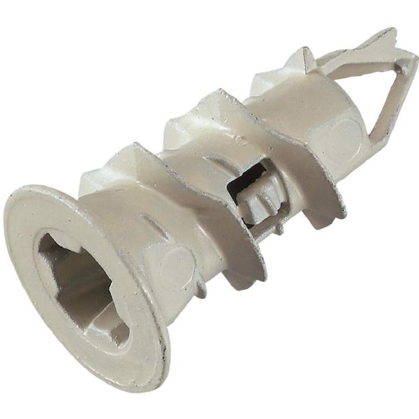 【商品概要】長さ(mm):25適合ビス径(mm):4引張最大荷重:0.26kN/0.37kN(石こうボード厚み9.5mm/12.5mm)頭部径:13mm適合ねじ長さ:取付物+20mm以上【商品説明】説明●下穴なしで硬質石こうボードにシッカリ...
