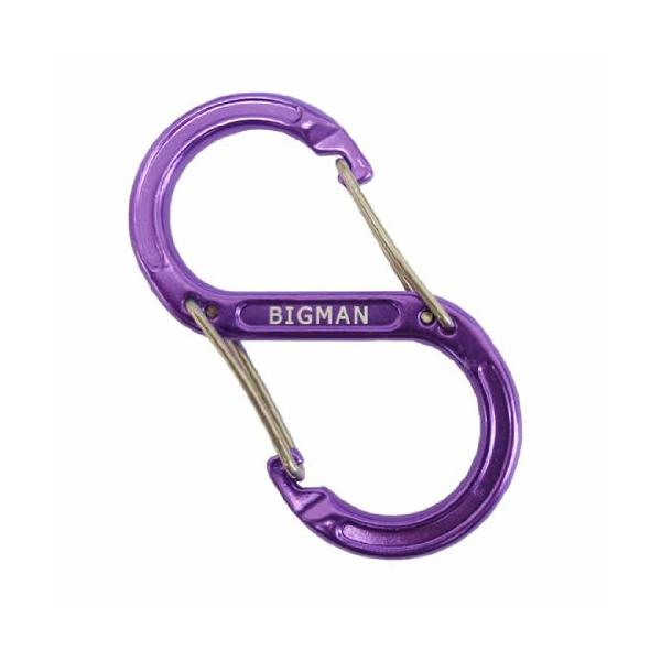 【商品概要】材質:本体:アルミ合金;ゲート:ステンレス【商品説明】説明<商品説明>S字型で2箇所のフックを活用でき、取り付けと取り外しを別々で行える便利な80ｍｍのカラビナです。本商品はアクセサリー用カラビナです。登山用ではござ...