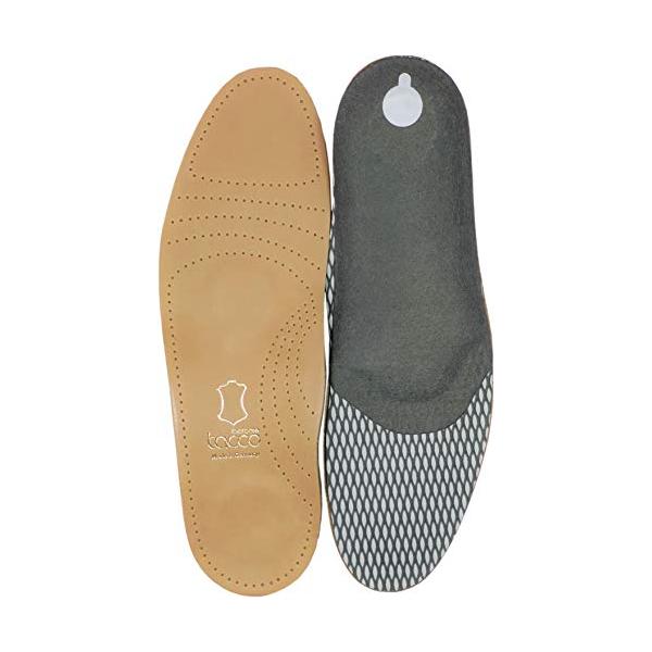 【商品概要】アーチサポート衝撃吸収インソール／全てのアーチをサポートし、歩行時の衝撃・靴中の臭いを吸収するインソール足裏のアーチにフィットするフットベット形状の成型品に手触りの良いシープレザーを貼り合わせ、理想的な硬さに仕上げた高級感あるフ...