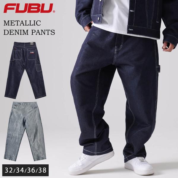 ■素材ラメ入りで光沢感のあるデニム素材。■METALLIC DENIM PANTS/メタリックデニムパンツクラシックなデニムパンツにラグジュアリーなラメ入りデニム素材をプラスしたメタリックデニムパンツです。右バッグポケットのブランドロゴ刺繍...