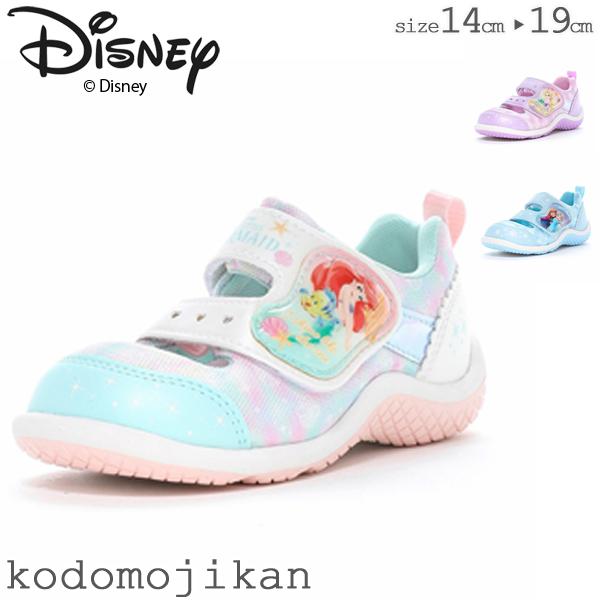 ディズニー プリンセス アナと雪の女王 サマーシューズ ムーンスター 女の子 子供靴 キッズ シューズ アリエル ラプンツェル アナ雪 14cm 15cm 16cm 17cm 18cm 19cm 入園準備 幼稚園 保育園 小学校 小学生 入...