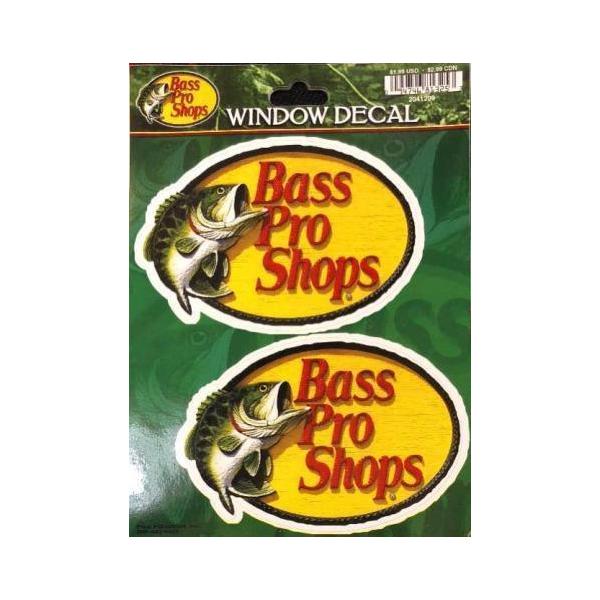 【商品名】 Bass Pro Shop ステッカー small 2連  【商品内容】 ●【1シート】17cm×14.5cm 　【シール１枚あたり】11.5cm×8.5cm  【送料】宅配便A、追跡便A、郵便250円