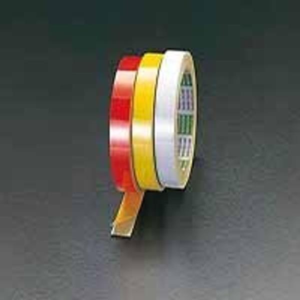 【商品名】　エスコ ESCO 反射テープ(赤) 45mm×10M EA983GA-22 【商品説明】　・カラー:赤・厚み:0.12mm・屋外対応・幅:45mm・材質:PETフィルム、反射ガラスビーズ・粘着式、剥離紙付・長さ:10m 【サイズ...