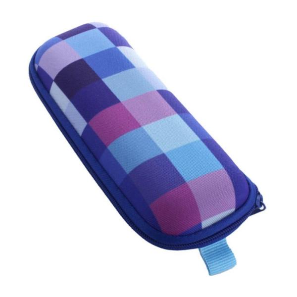 【商品名】　メイガン メガネケース おしゃれ POPな コンパクト スリム ウレタン セミ ハードケース? ブルー 2091-02 【商品説明】　・おしゃれ でPOPな コンパクト スリム ウレタン セミ ハードケース?。・ウレタンで軽量。...