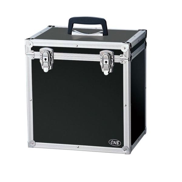 【商品名】　CNB レコードケース LP用 収納枚数 約50枚 LPC-310 ブラック 【商品説明】　・Hard case for carrying and storing LPs.・Holds approximately 50 LPs....
