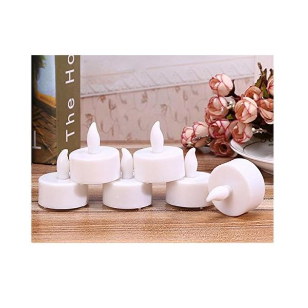 【商品名】　YINING キャンドルライト 塑料 LED 蝋燭 クリスマス/パーティー/結婚式/誕生日用 12個入り 点滅仕様 YELLOW 【商品説明】　・ゆらゆらと揺らめく灯りが本物の蝋燭のようなボタン電池式のLEDキャンドルです。・内...