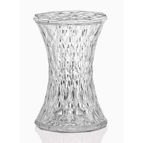 【商品名】　ストーン スツール 円形 リプロダクト 北欧 クリスタルスツール ジェネリック家具 直径30×高さ46cm マルセル・ワンダース クリア 【商品説明】　・カラー：・サイズ：約 直径30cm × 高さ46cm・備　考：リプロダクト...