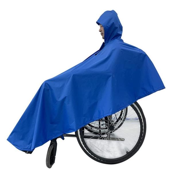 【商品名】　YLOVABLE 車椅子用レインコート 雨具 カバー 車イス 車いす レインコート 雨具 ポンチョ カッパ カバー 防水 撥水 ブルー 【商品説明】　・????y??C?X????????????????C???|???`???...