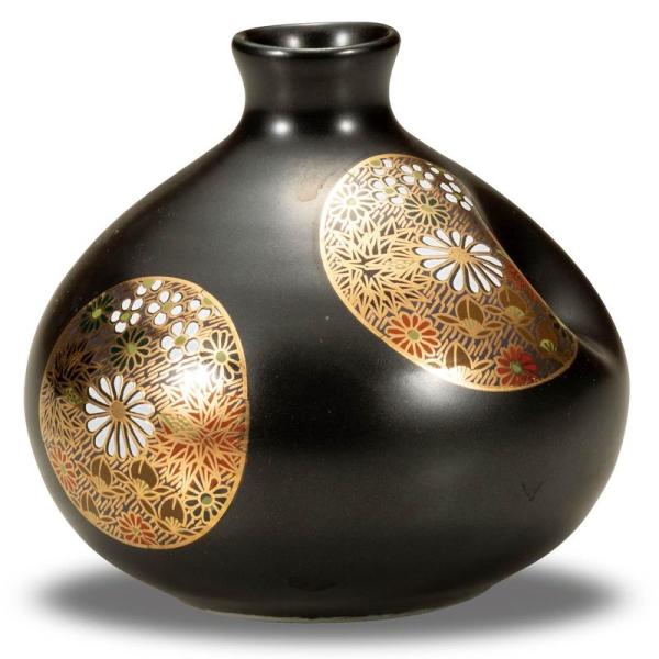 【商品名】　一輪挿し 花瓶 おしゃれ 陶器 九谷焼 金花詰 小さい 花器 置物 ブランド 日本製 【商品説明】　・??J???敗???F??l?i?????j????E???E????G?t??????A???O??e????S??????...