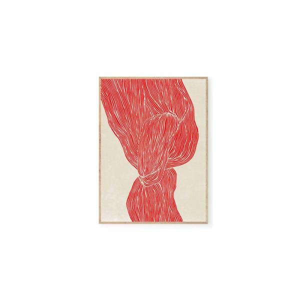 【商品名】　THE POSTER CLUB ポスタークラブ The Line - Red (30×40cm)ポスター 北欧 【商品説明】　・?T?C?Y??30?~40cm????B?????????????A??????X?y?[?X??...