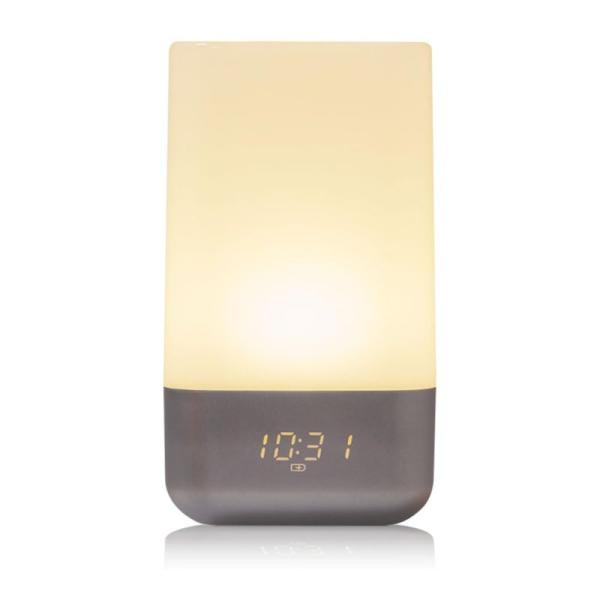 【商品名】　スマリー(SMALY) 目覚まし時計 光 めざまし時計 デジタル Wake Up Light 置き時計 時計 タイマー イルミネーション ナ 【商品説明】　・?y?[?d????R?[?h???X?d?l?z??x????[?d...