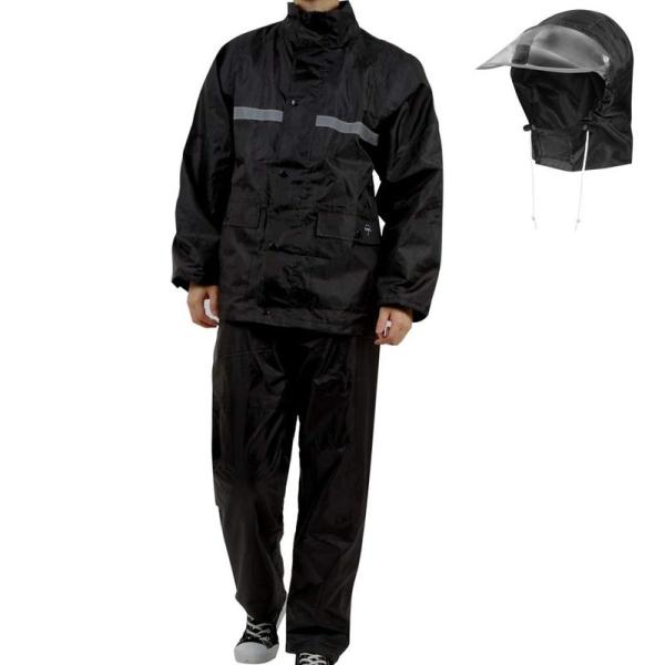 【商品名】　Amagoo アマグー レインスーツ 裏地メッシュ 軽量モデル お客様の声から生まれたレインアイテム (ブラック/SIZE-2) 【商品説明】　・?K???g?? ?uSIZE-1(S?`M????)?F150cm?`165cm...