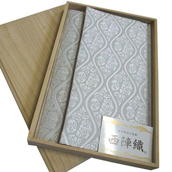 【商品名】　最高級正絹金封ふくさ 西陣織り 桐箱入り 白 立涌雲 【商品説明】　・?c??????????w?D??????????B・???????w?D????????? ?c??:??:?????_ ??????? ?T?C?Y ??...