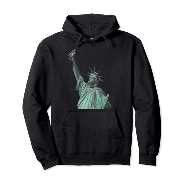 【商品名】　自由の女神の面白い像 Selfie ユーモアのお土産 Statue Of Liberty パーカー 【商品説明】　 【サイズ】　高さ : 7.49 cm　横幅 : 28.80 cm　奥行 : 35.05 cm　重量 : 500....