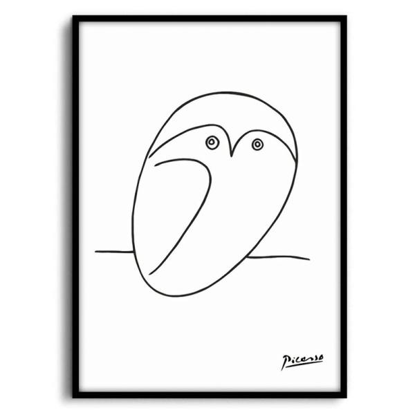 【商品名】　ピカソ ふくろうの絵 ポスターaoipro (A2サイズ（フレーム無し）) 【商品説明】　・???F???????Y?????????????B?A?[?g??i??K??????i????????????g?p???????A...