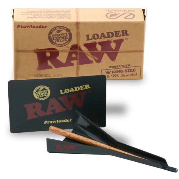 【商品名】　RAW Cone Loader - Cone Rolling Papers Filler &amp; Scoop Card by RAW 【商品説明】　・RAW Cone LOADER incl.Card + Poking to...