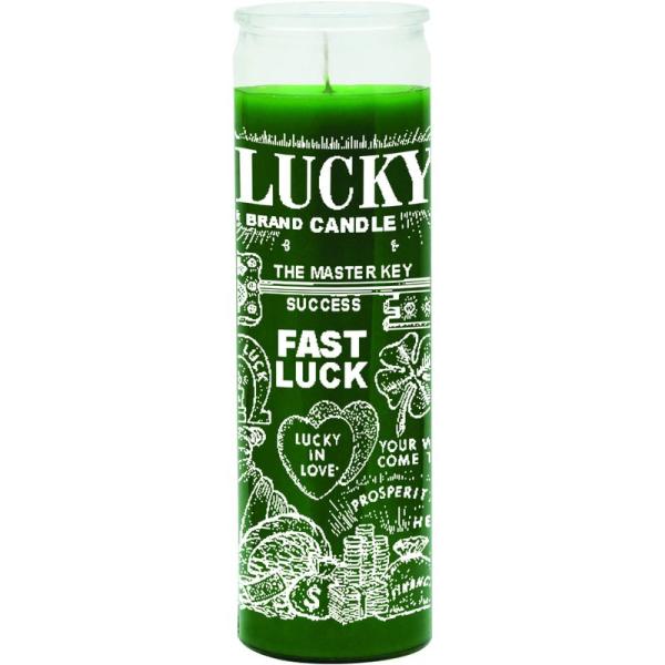 【商品名】　7 Day Glass Candle Fast Luck - Green by Brilux 【商品説明】　・7 Day 1?F ???? ?O???[???L?????h?? ?O???X???? ???^ (Suerte R...