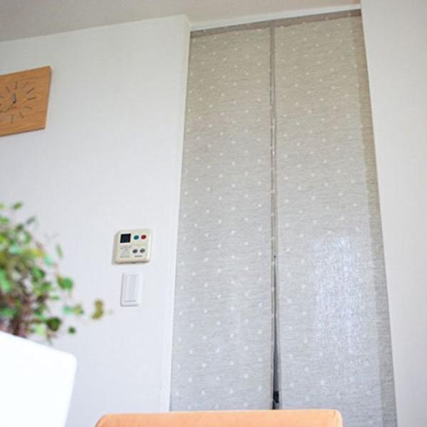 【商品名】　SunnyDayFabric のれん 水玉リネン ベージュ ロング フレンチリネン 約幅72cm x 丈170cm 【商品説明】　・?T?C?Y?F??72cm x ??170cm・?W???K?[?h?D??????????o...