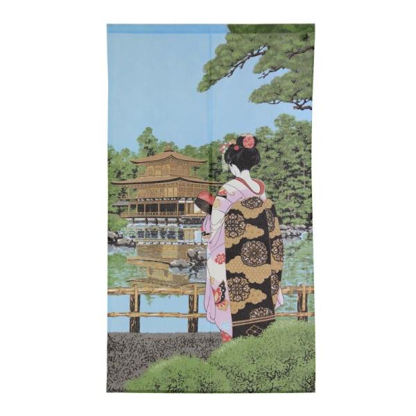 【商品名】　narumikk のれん 舞妓金閣寺 14-221 【商品説明】　・?^????????鏤?i???????B・?y?T?C?Y?z??85cm?w??150cm?y?F?z??F?y?????z1???y?f??z?|???G...