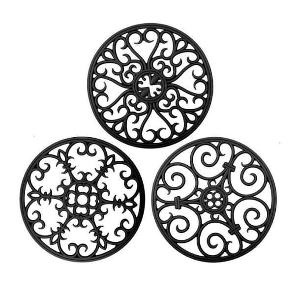 【商品名】　IYYI 鍋敷き 耐熱 マット シリコンマット キッチン用品 断熱 マット 絶縁パッド 鍋つかみ 防水 滑り止め 熱い鍋置き (?の幾何) 【商品説明】　・?y?H?p????f??z: 100???H?i?O???[?h??V...