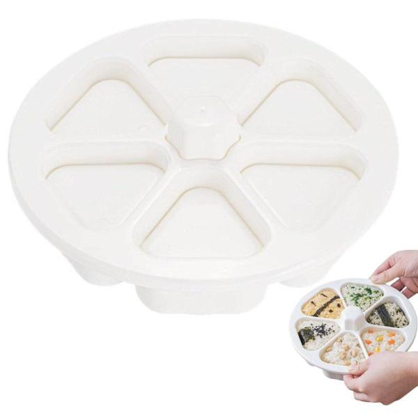 【商品名】　KALOLINNA おにぎり型 6穴 三角寿司型キット 反粘着性 おにぎり達人 押し型 簡単便利 おにぎり達人 飲食店 業務用 キッチン用品 【商品説明】　・?y?h?S????v?z?g?p?O??H?p????h?邱???A...