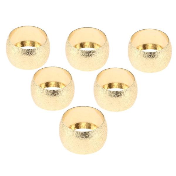 【商品名】　ナプキンリング ナプキンホルダー 丸型 合金製 レストラン用 業務用 ホテル用 披露宴 結婚式 テーブル装飾 ゴールド 6個セット 【商品説明】　・?i?v?L???????O??T?C?Y?F???a?F??4cm /1.57...