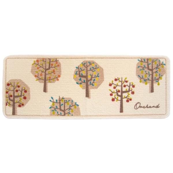 【商品名】　オカ オーチャード キッチンマット 約45cm×120cm ベージュ 【商品説明】　・?d??F370?O????・?i???F??A?|???G?X?e???A?A?N?????A???[?????A?????・???Y???...