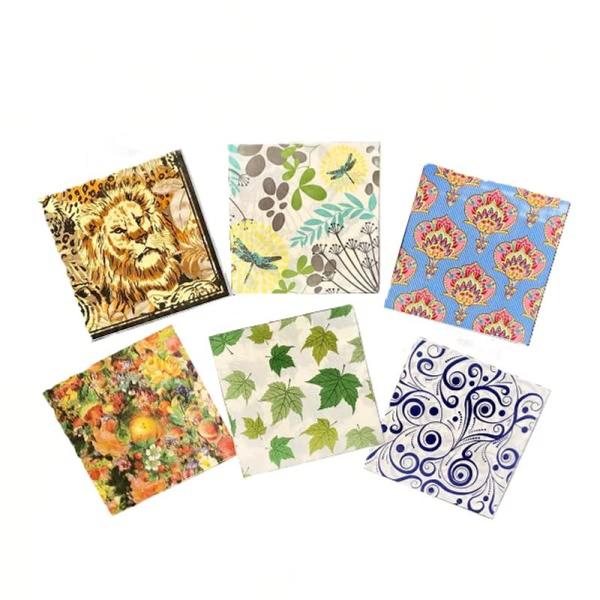 【商品名】　6種類12枚入 各２枚入 ペーパーナプキンセット デコパージュ 紙ナプキン 果実 ライオン柄 リーフ 【商品説明】　・6???@?@?e2???@?@?@?@?@ 12??????・?T?C?Y?@?R?R?????~?R?R?...